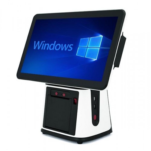 15 6 Pos терминал Windows со встроенным чековым принтером 80мм